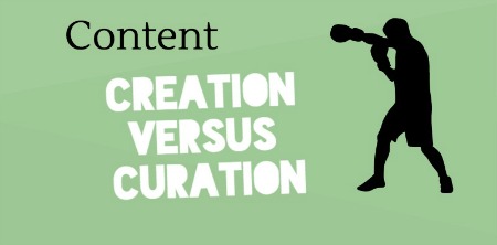Content Curation Vs Content Creation - @RebeccaColeman